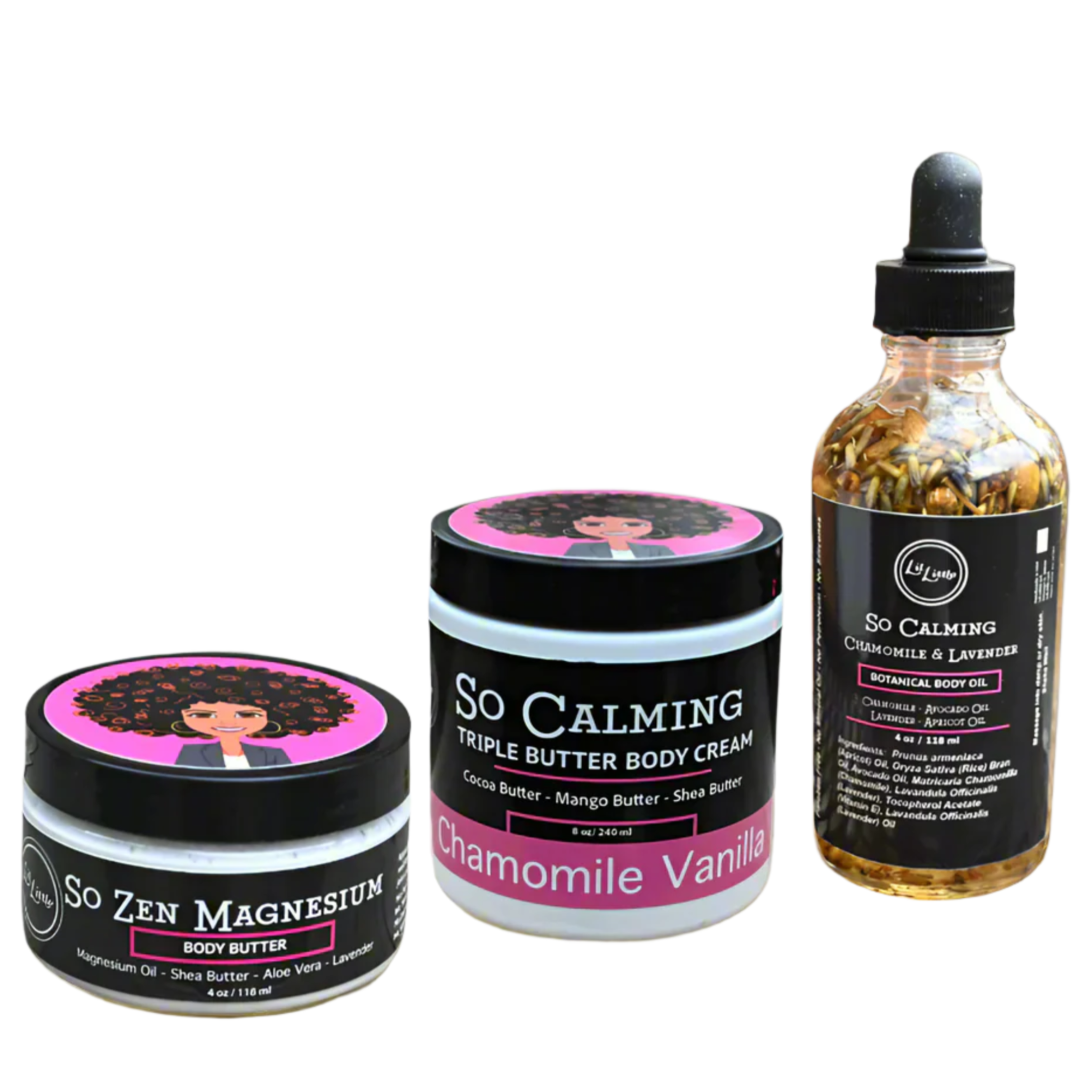 So Wellness Bundle - Magnesium Sleep Butter, Body Cream & Oil – Lil Little